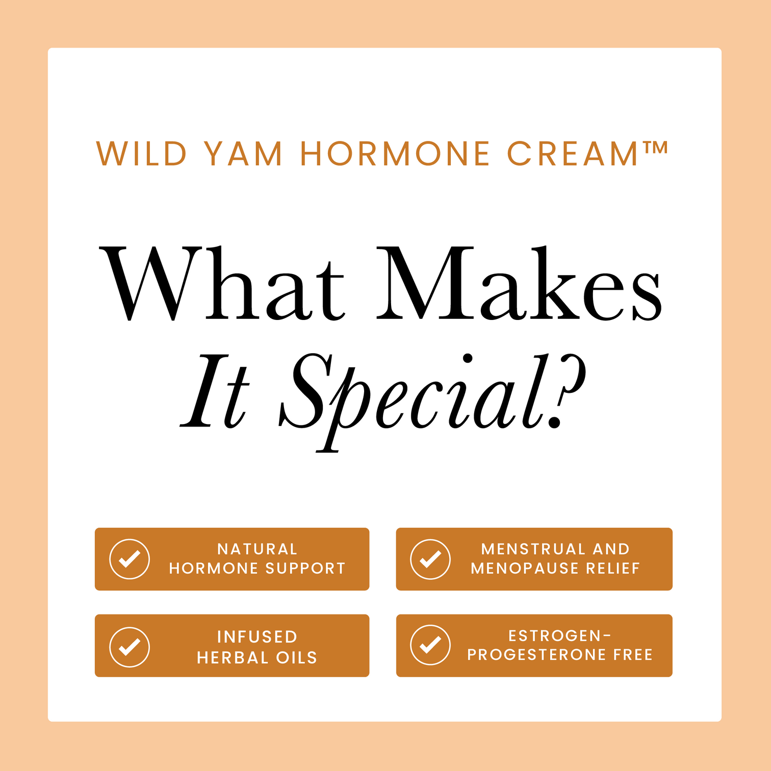 Wild Yam Hormone Support Cream™ – Genesis Holistic Health
